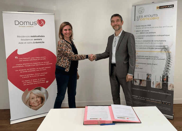DomusVi signe un partenariat avec l’école d’ostéopathie Osteobio ...