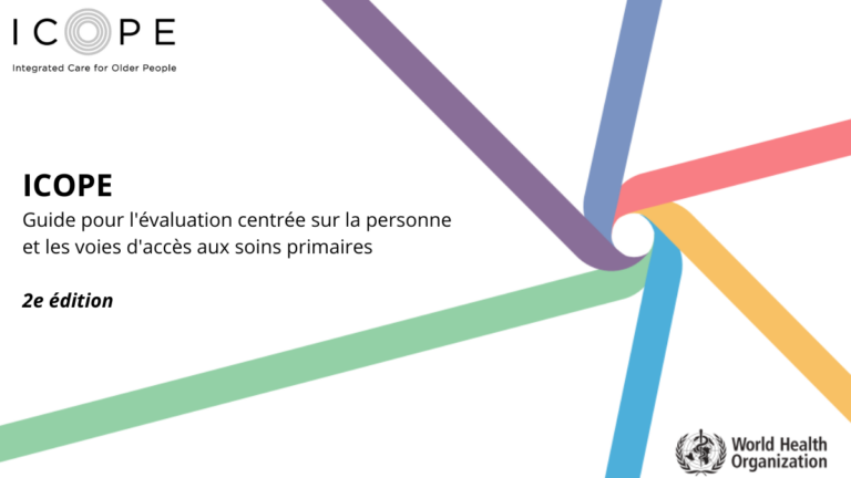 ICOPE : La version 2 du guide de l'OMS est disponible - Portail ...